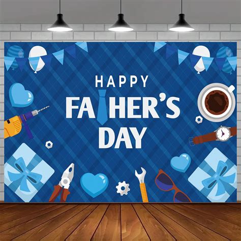 Happy Fathers Day Banner Backdrop Happy Fathers Day