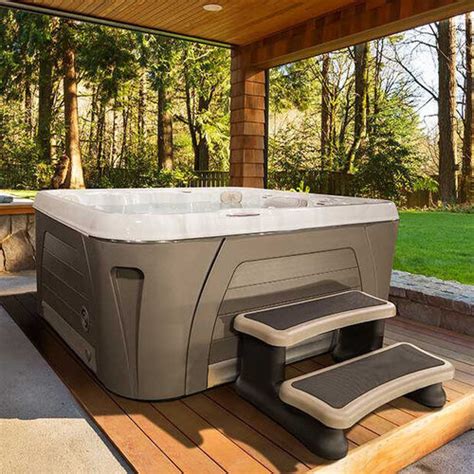 Above Ground Hot Tub S66 Clairazur Square 6 Person Outdoor