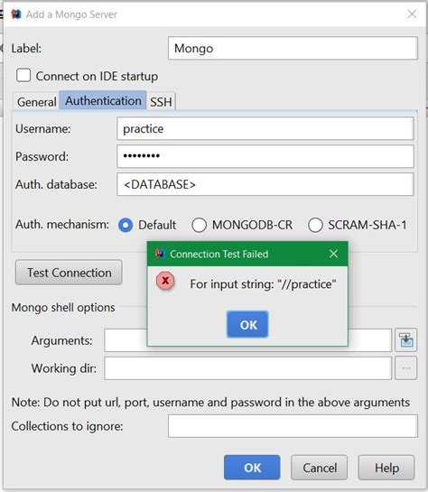 node js unable to connect mongodb atlas to intellij mongoexplorer