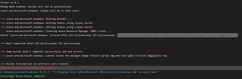 cannot locate the managed image resource group azuredevops with
