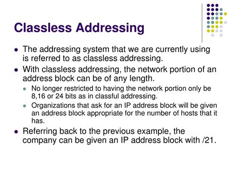 ppt addressing the network ipv4 powerpoint presentation free