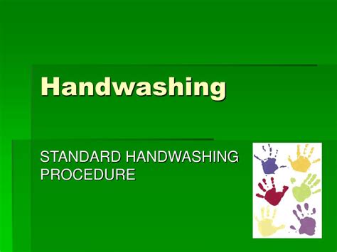 Ppt Handwashing Powerpoint Presentation Free Download Id 1703727