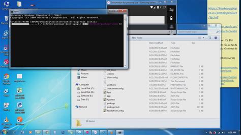 cestore installing guide on window reactjs web and react