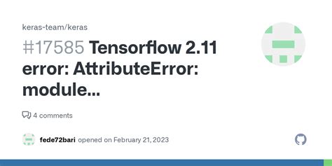 tensorflow 2 11 error attributeerror module tensorflow api v2