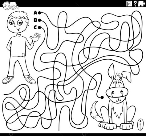 Ilustração De Desenho Animado Preto E Branco De Jogo De Quebra Cabeça