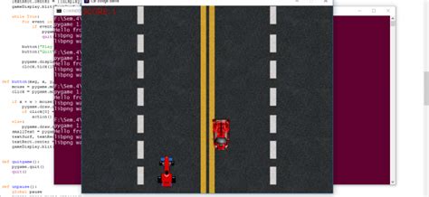 simple car dodge game in python with source code source code and projects