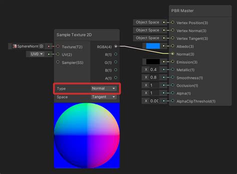 shader graph normal map