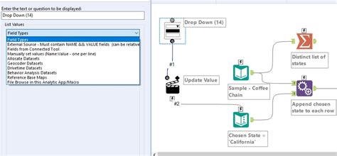 the data school how to input data set values into an alteryx drop