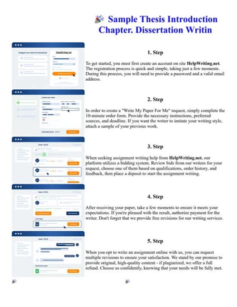 🎉 Sample Thesis Introduction Chapter Dissertation Writin Pdf