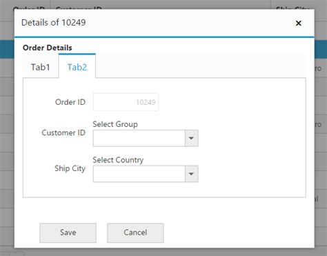 cascade populate dropdown on add edit mode with dialog