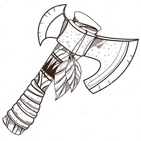 Tomahawk Military Weapons The Indians Of North America Stock