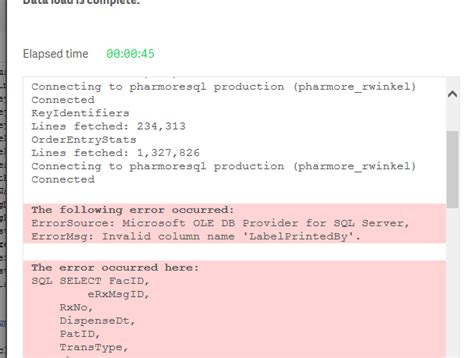 solved invalid column name qlik community 1187007