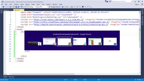 bootstrap navigation elements youtube