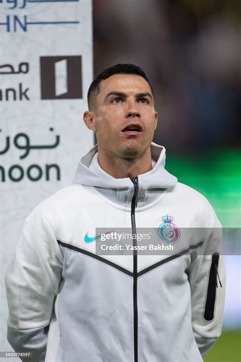 Cristiano Ronaldo Of Al Nassr Looks On Prior The Saudi Pro League