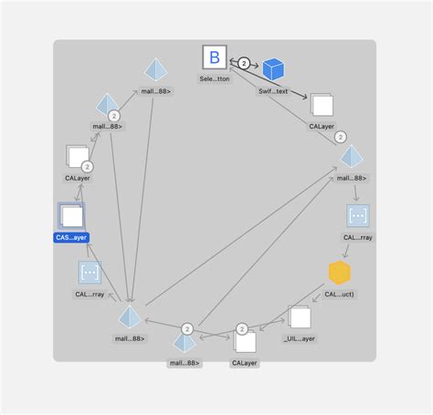 swift how to fix memory leak from debug memory graph xcode stack