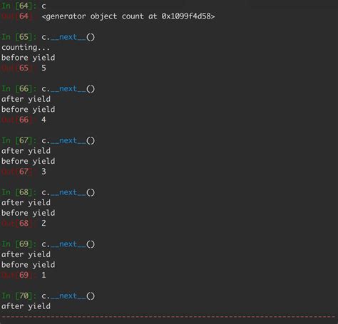 [python] iterators generators and `yield` shanny s notes
