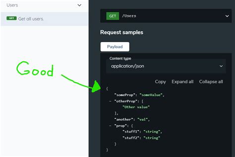 add response example in swashbuckle using methods filters