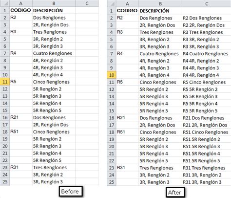 [solved] excel 2010 macro concatenate cells that have different number