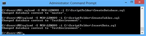 how to create a sql database on multiple servers using multiple scripts