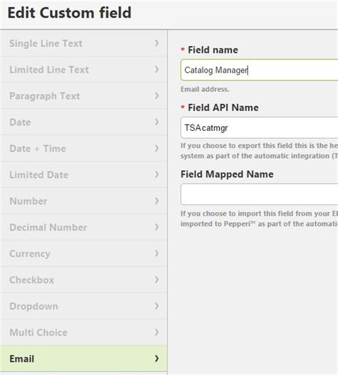 configure dynamic email notification fields pepperi support