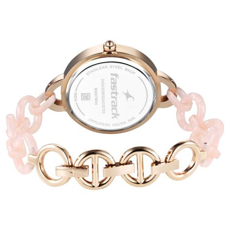 Buy Online Fastrack Younique Quartz Analog Mother Of Pearl Dial Acetate