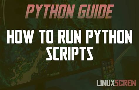 how to run a python script python 2 3
