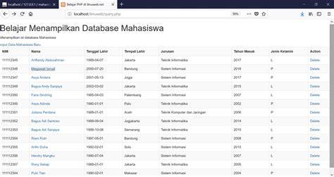 cara update dan delete data mysql dengan php ilmuweb