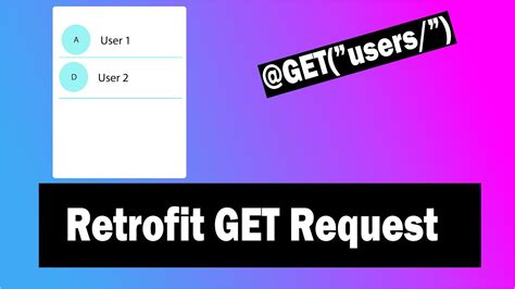 retrofit tutorial get request display data in a recyclerview