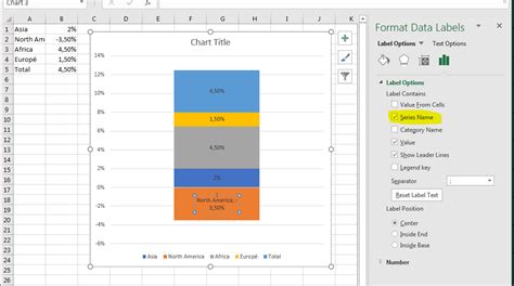 displaying data in excel s stack column chart stack overflow