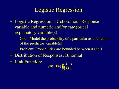 ppt logistic regression powerpoint presentation free download id