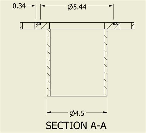 solved linear dimension on section view autodesk community
