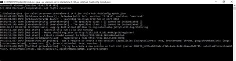 how to configure selenium grid using json file inviul