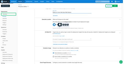 deploy an asp application to azure websites using octopus azure