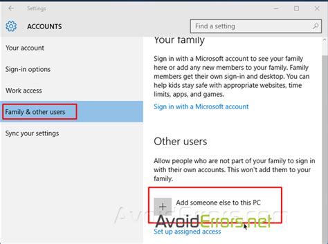How To Create A New Local User Account Windows 10