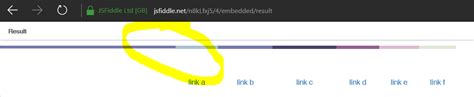 css horizontal menu with a colored bar stack overflow