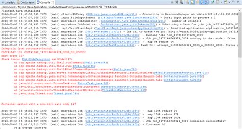 exception from container launch hadoop csdn问答