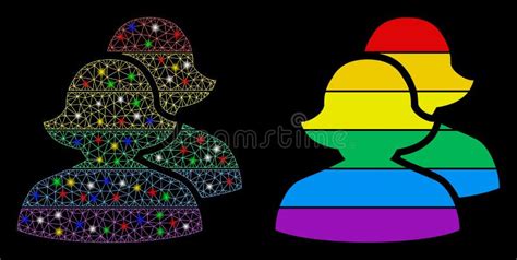 Red De Mallas Silvestres Icono De Lesbianas Con Lugares Llamativos