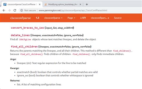 python modifying sphinx bootstrap theme method rendering stack overflow