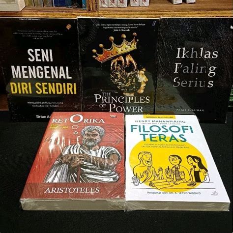 Jual Paket 5 Buku The Principle Of Power Filosofi Teras Retorika Seni