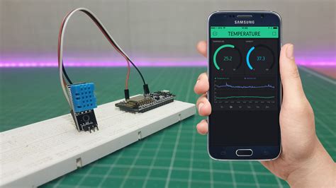 Blynk Esp8266 Dht11 Temperature Sensor
