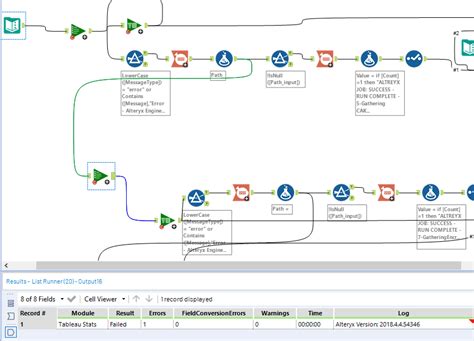 solved using the runner macro chaining workflows cach alteryx