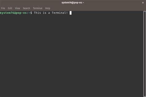 linux terminal basics system76 support