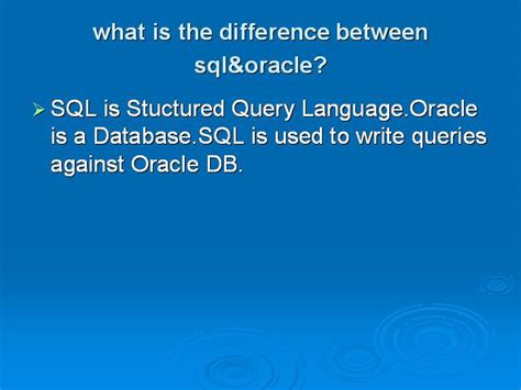 important oracle interview questions with answers testingbrain