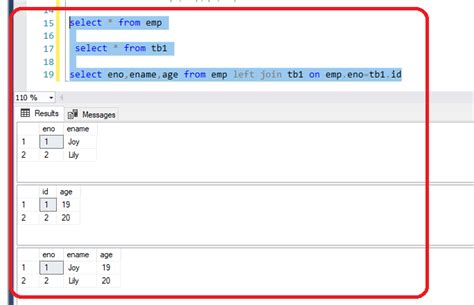 sql server cannot create a dataset with multiple tables joined in
