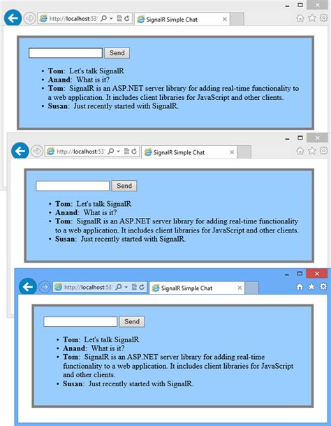 tutorial getting started with signalr 1 x microsoft learn