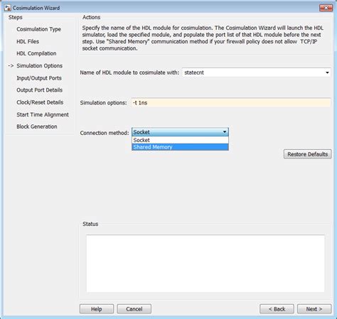 import hdl code for hdl cosimulation block matlab