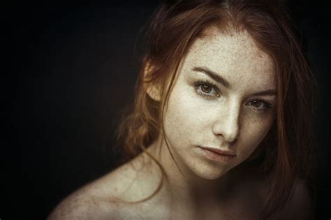 Face Women Redhead Model Portrait Looking At Viewer Photography