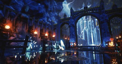 ice castle in ue4 assembly and lighting