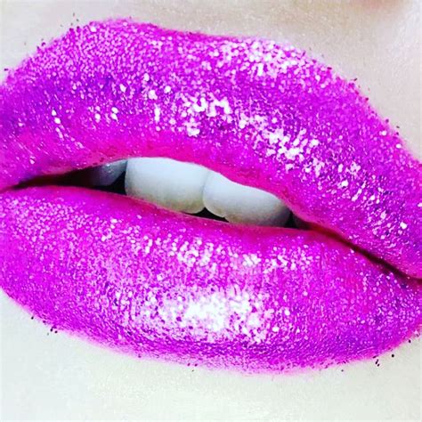 Violet Lips Glitter Lips Pink Glitter Pastel Leather Viva Glam Pink