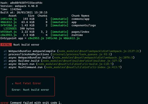nuxt build fails · issue 28 · windicss nuxt windicss · github